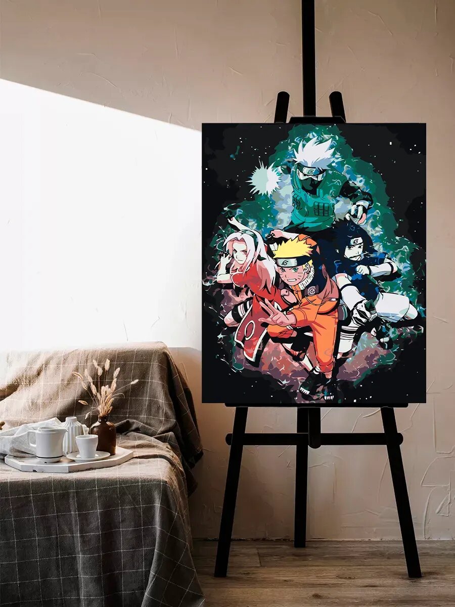 Картина по номерам Аниме Наруто Мультсериал Anime