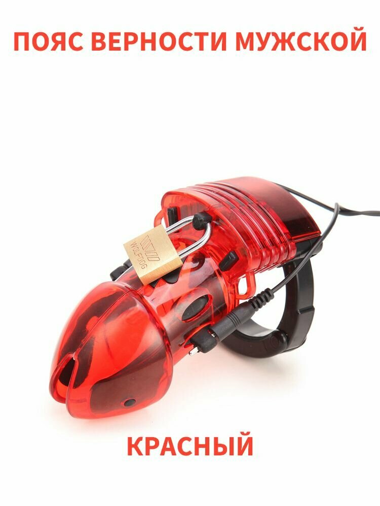 Электростимуляция пояс верности мужской 18+/Товар БДСМ