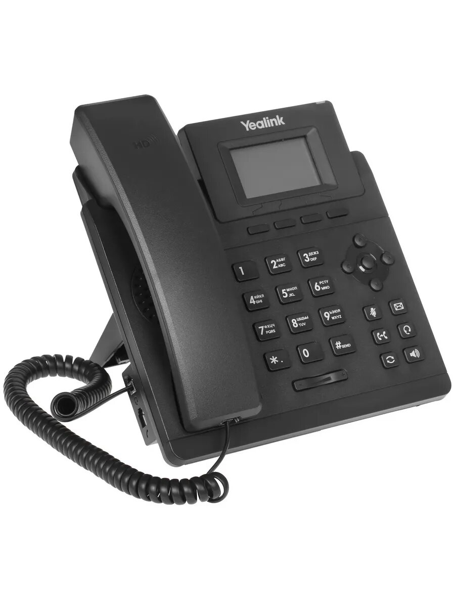 Телефон VoIP SIP-T30P CDP, DHCP, DNS SRV, FTP дисплей