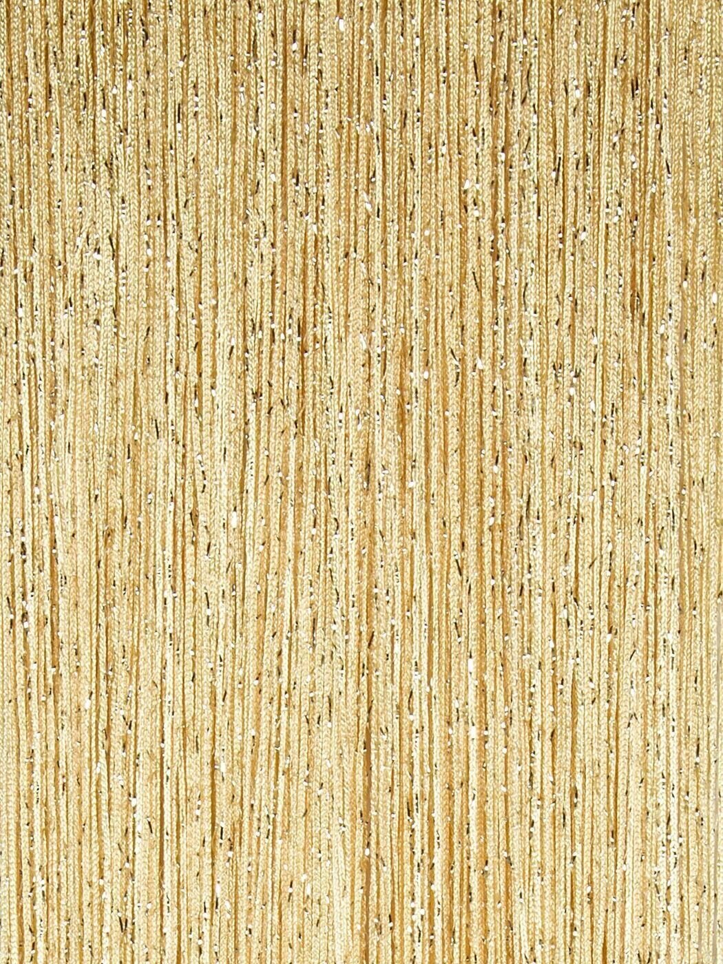 !09 Нитяная занавеска с люрексом цвет светлый бежевый (300*300)