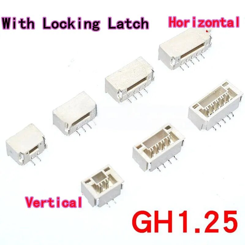 Разъем SMD Vertical 8P GH1.25 мм