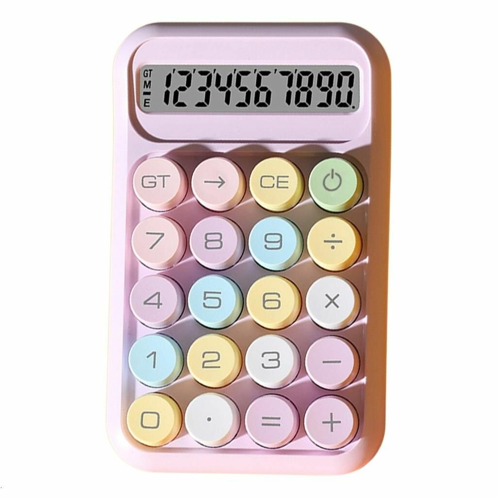 Настольный калькулятор, Портативный 10-значный калькулятор-фиолетовый