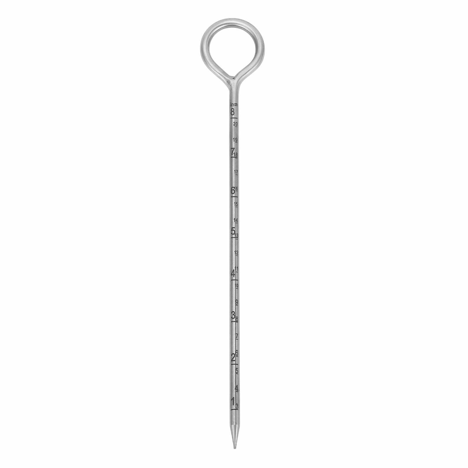 10-дюймовый зонд для отбора проб почвы с круглой ручкой, простой в использовании портативный зонд из нержавеющей стали для растений, сада, фермы