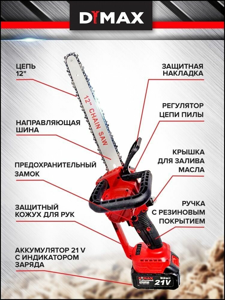 Цепная электропила — фото 1