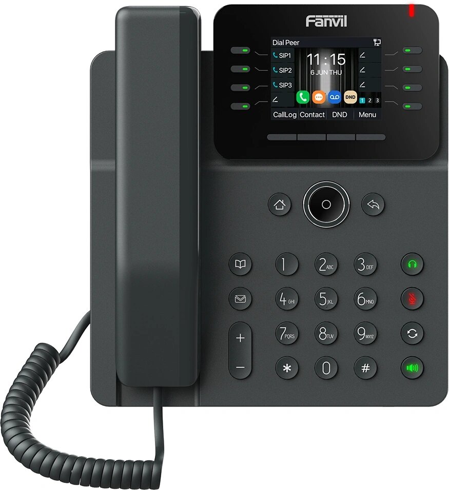 Телефон IP Fanvil V62W черный