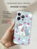Чехол на Apple iPhone 14 Pro / Айфон 14 Про с принтом "Сладкий единорожек"