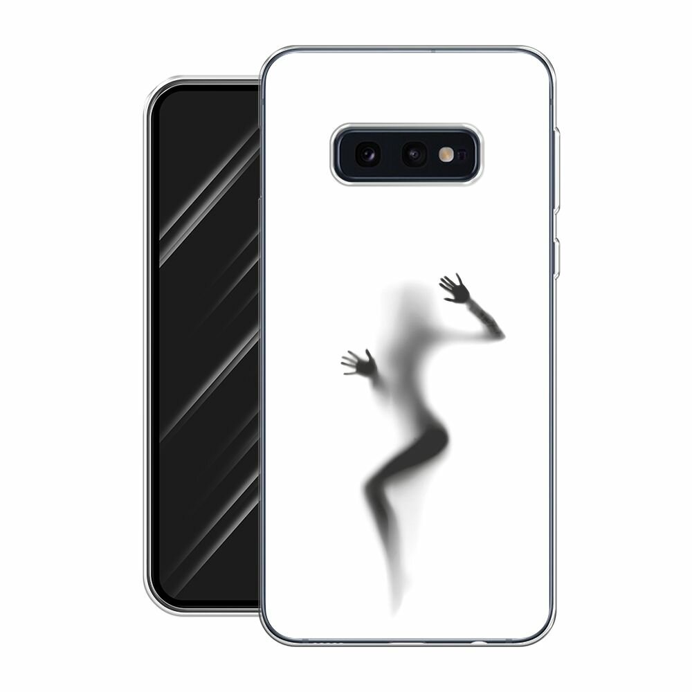Чехол на Samsung Galaxy S10E / Самсунг Галакси S10E с принтом "Девушка в душе" — фото 1