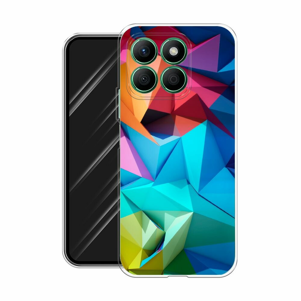 Силиконовый чехол на Honor X8B / Хонор X8B с принтом Геометрия 14 — фото 1