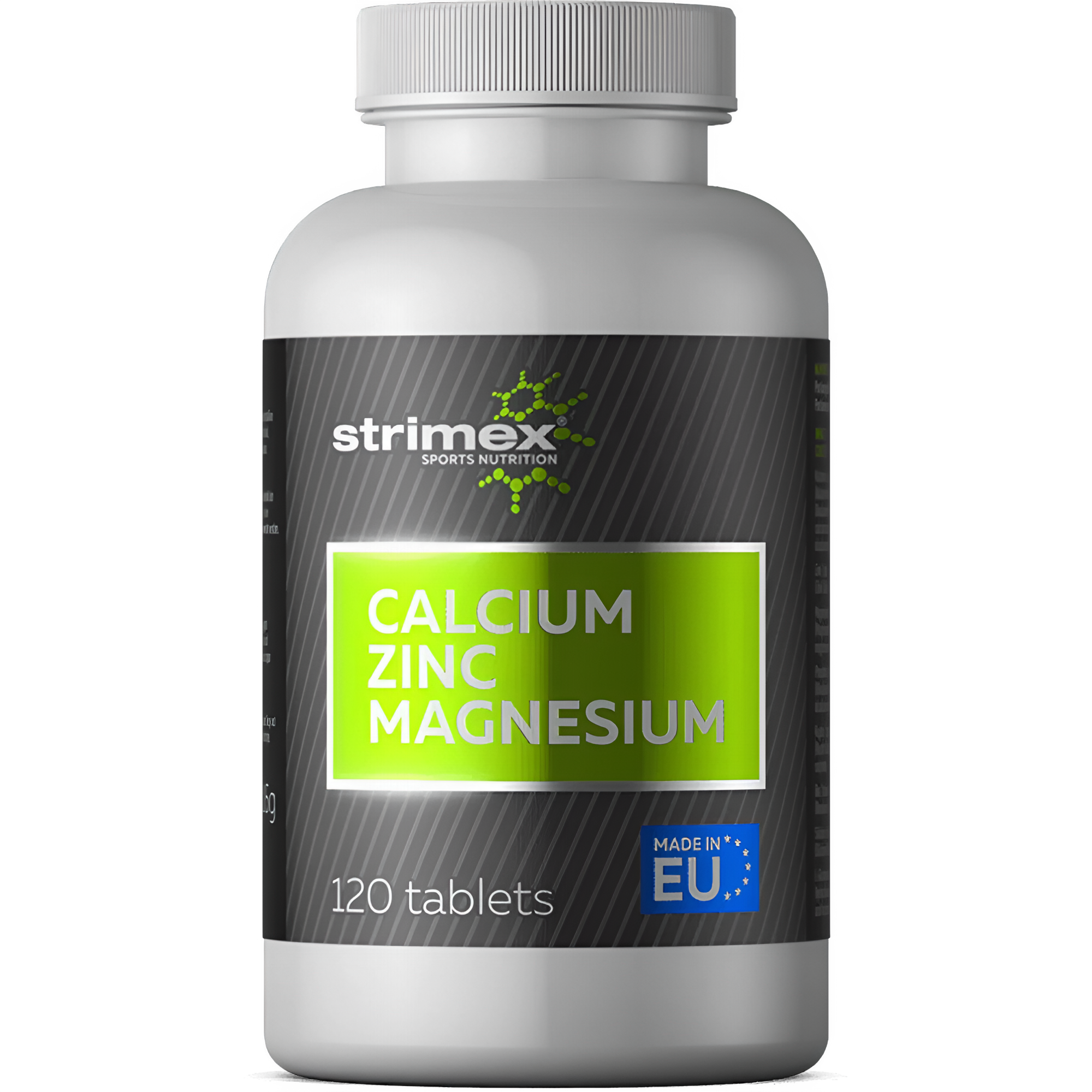 Минеральный комплекс Strimex Calcium-Zinc-Magnesium 120 таблеток, для спортсменов