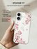 Чехол на Apple iPhone 17 / Айфон 17 с принтом "Ветви сакуры 1", прозрачный