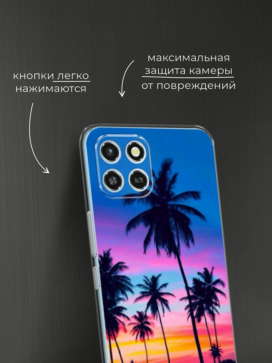 Чехол на Infinix SMART 6 HD / Инфиникс Смарт 6 HD с принтом "Закат 5" — фото 1