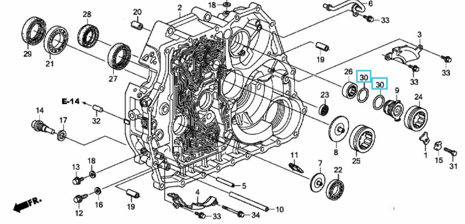 Уплотнительное кольцо, 36.5х2.0; Артикул Honda: 91306RDK003 (Оригинал)