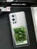 Чехол на OnePlus 9 Pro / ВанПлас 9 Про с принтом "Пантон Leaf Green", прозрачный