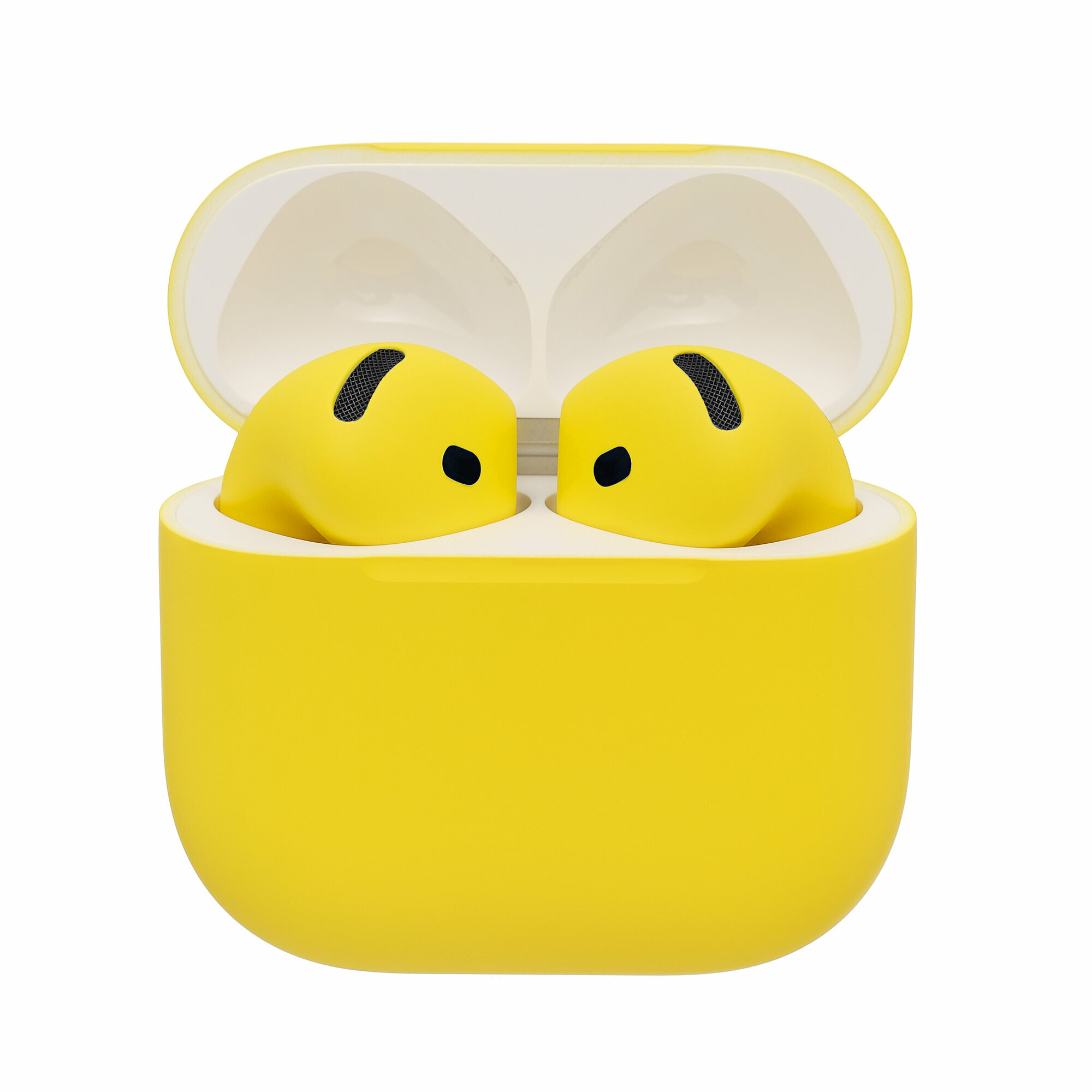 Наушники Apple AirPods 4, цвет лимонный, без активного шумоподавления (ANC), беспроводная зарядка