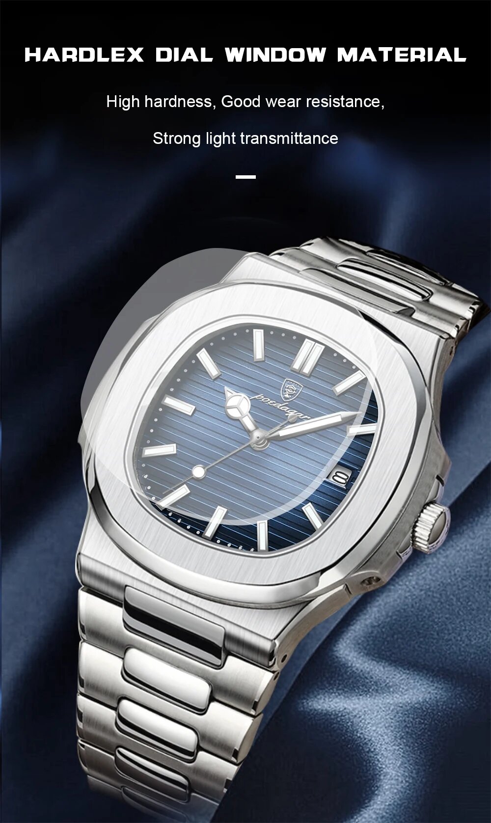 Наручные часы, silver/white — фото 1