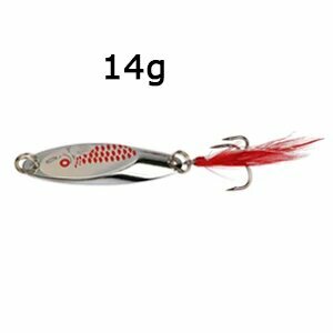 Приманка рыболовная металлическая в виде ложки, 7/10/14/21/28 г, 1 шт.