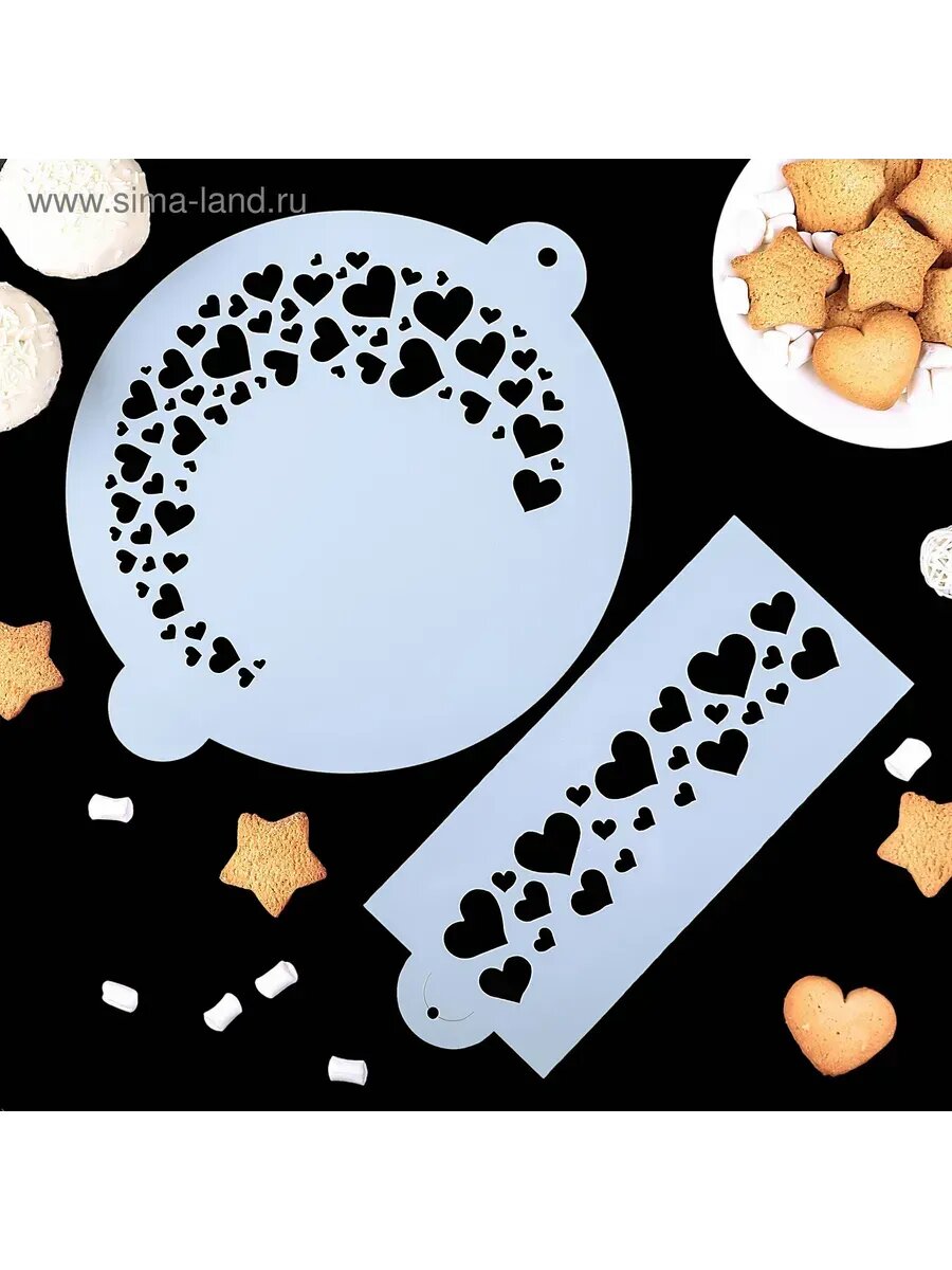 Трафарет кондитерский для украшения выпечки