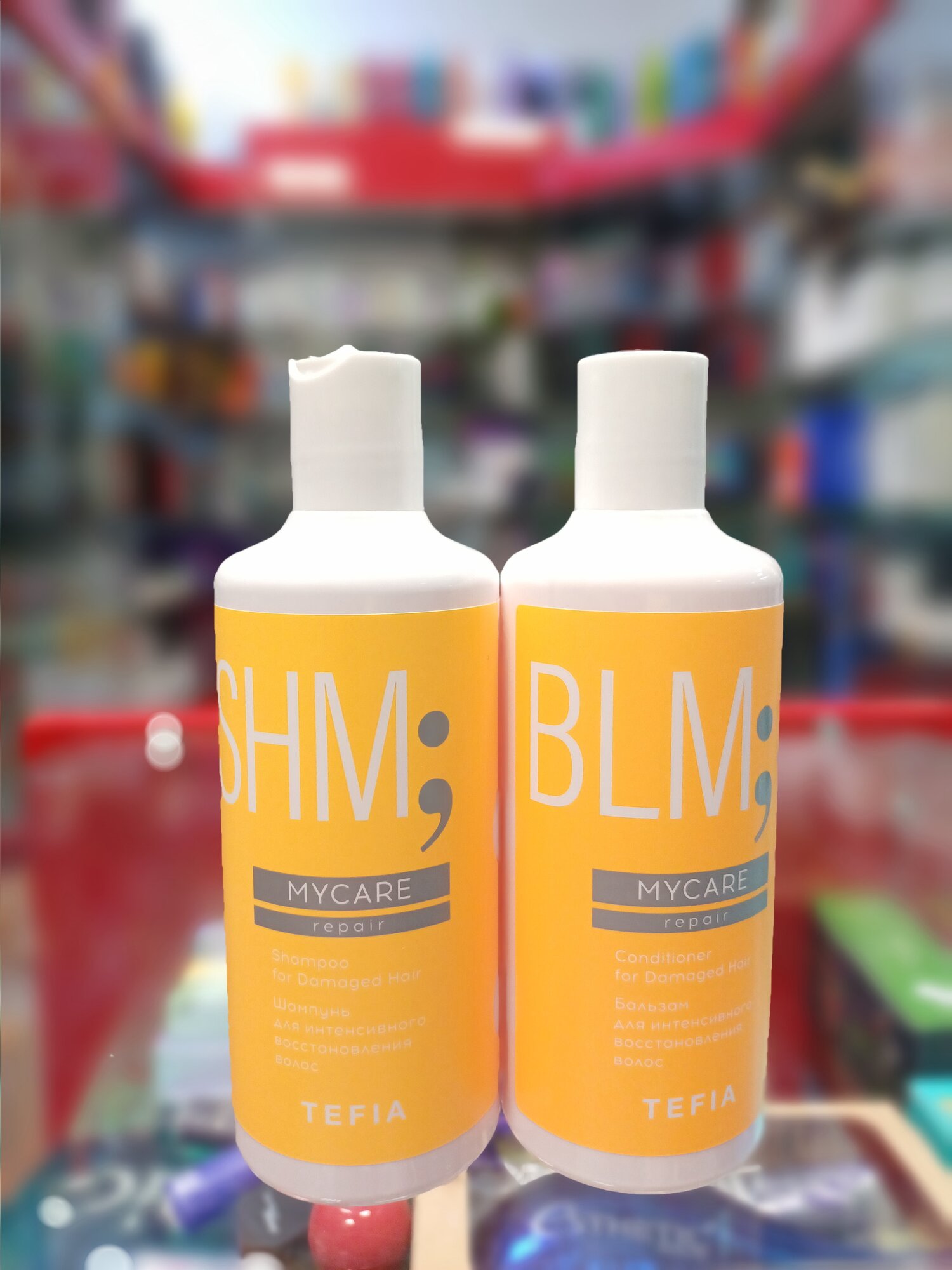 Набор для волос Tefia "MYCARE REPAIR", для восстановления, шампунь 300мл+бальзам 300мл