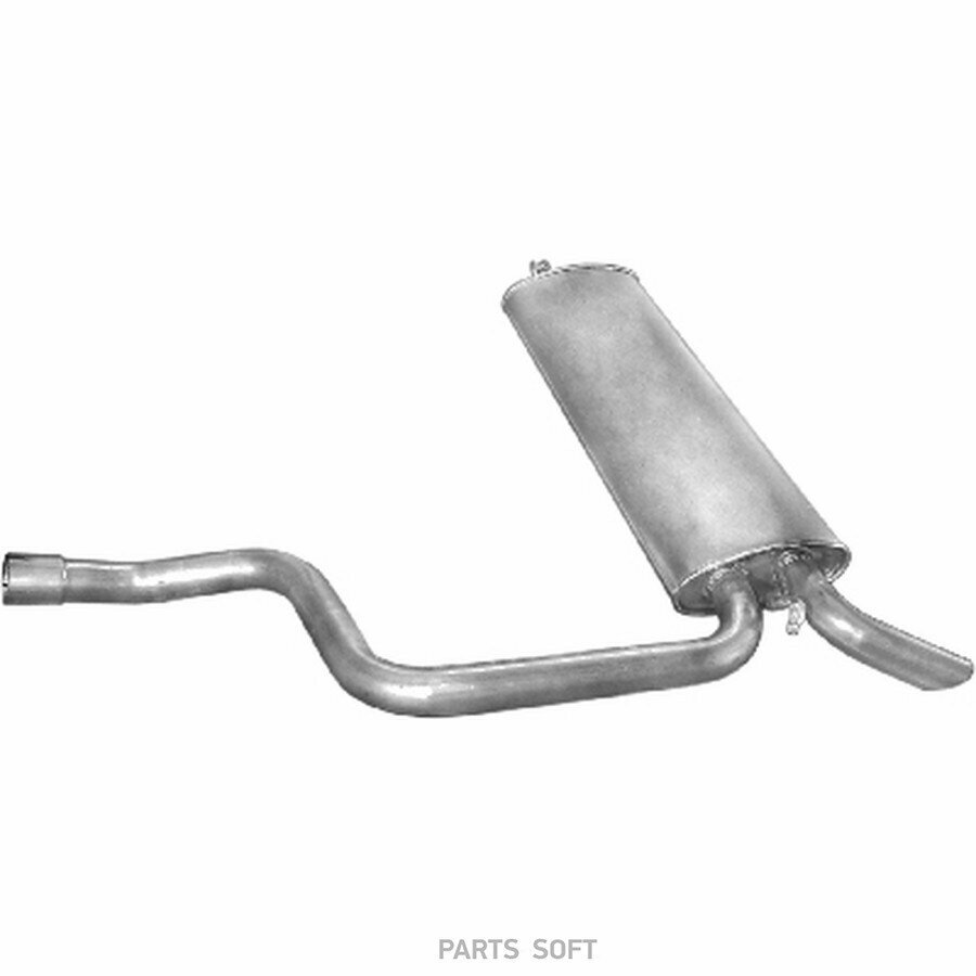 Глушитель задн. часть Mercedes 124 85-96 2.0-3.0 24V/3.0D kombi (Польша от официального дистрибьютора, EDEX, артикул 1333