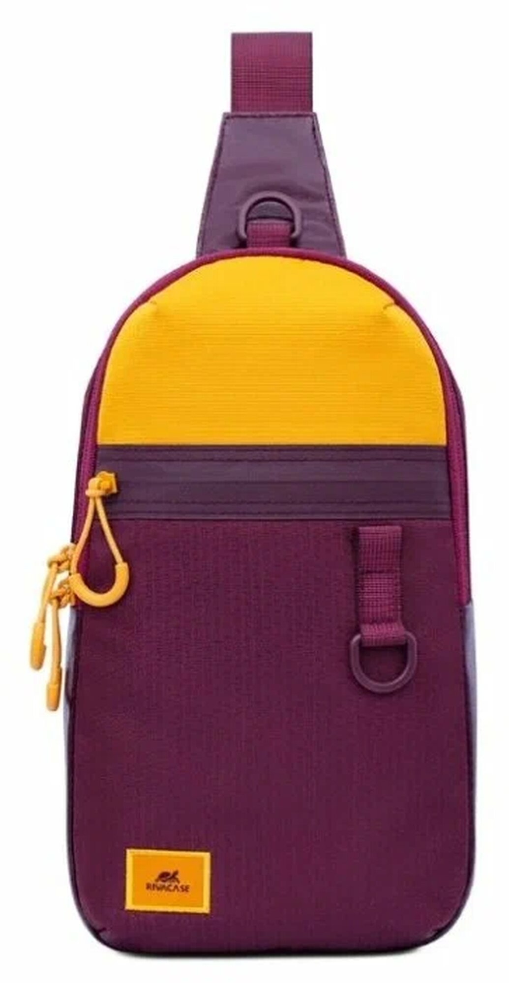 RIVACASE 5312burgundyred / Сумка-слинг для смартфона, планшета до 10,1/Водоотталкивающая ткань