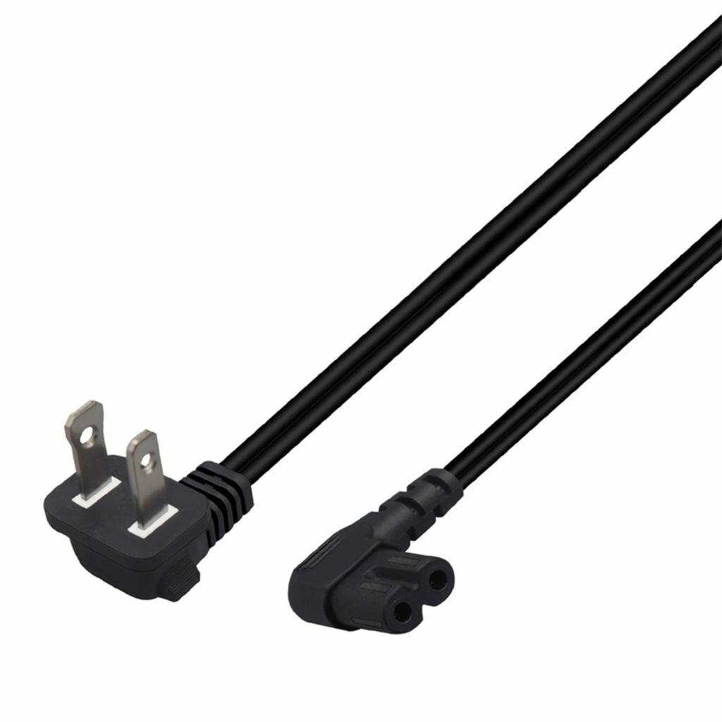 ТВ-питания шнур 1-15p US 2PRONG TO IEC 320 C7 (Рисунок 8) Прямой угол кабель, - 3