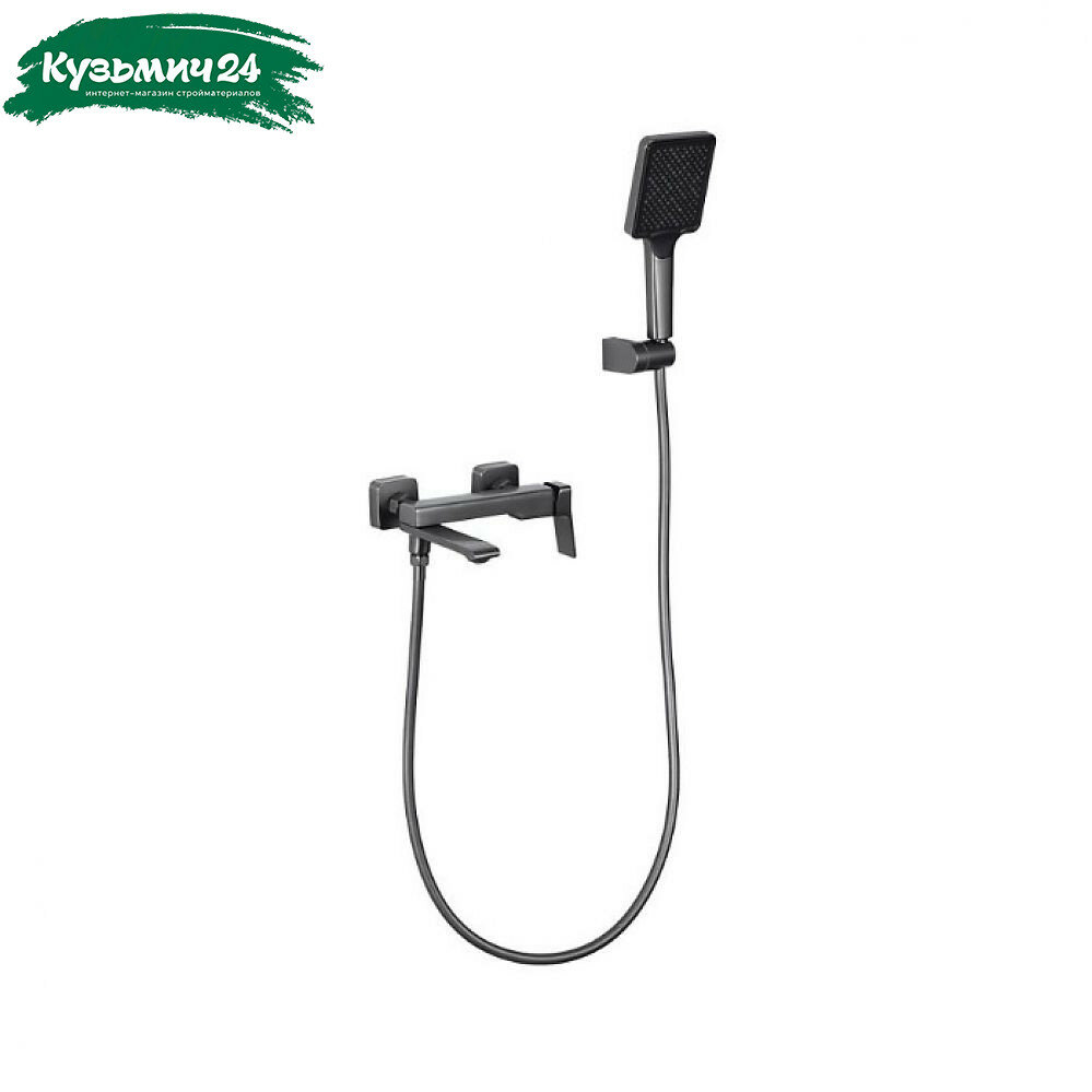 Смеситель для ванны Frap F3284-9, оружейная сталь, 1 шт