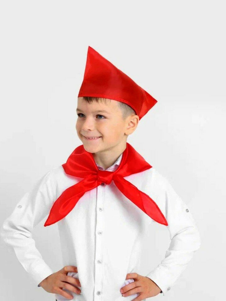 Набор пилотка и галстук пионера (новодел, но как в СССР)