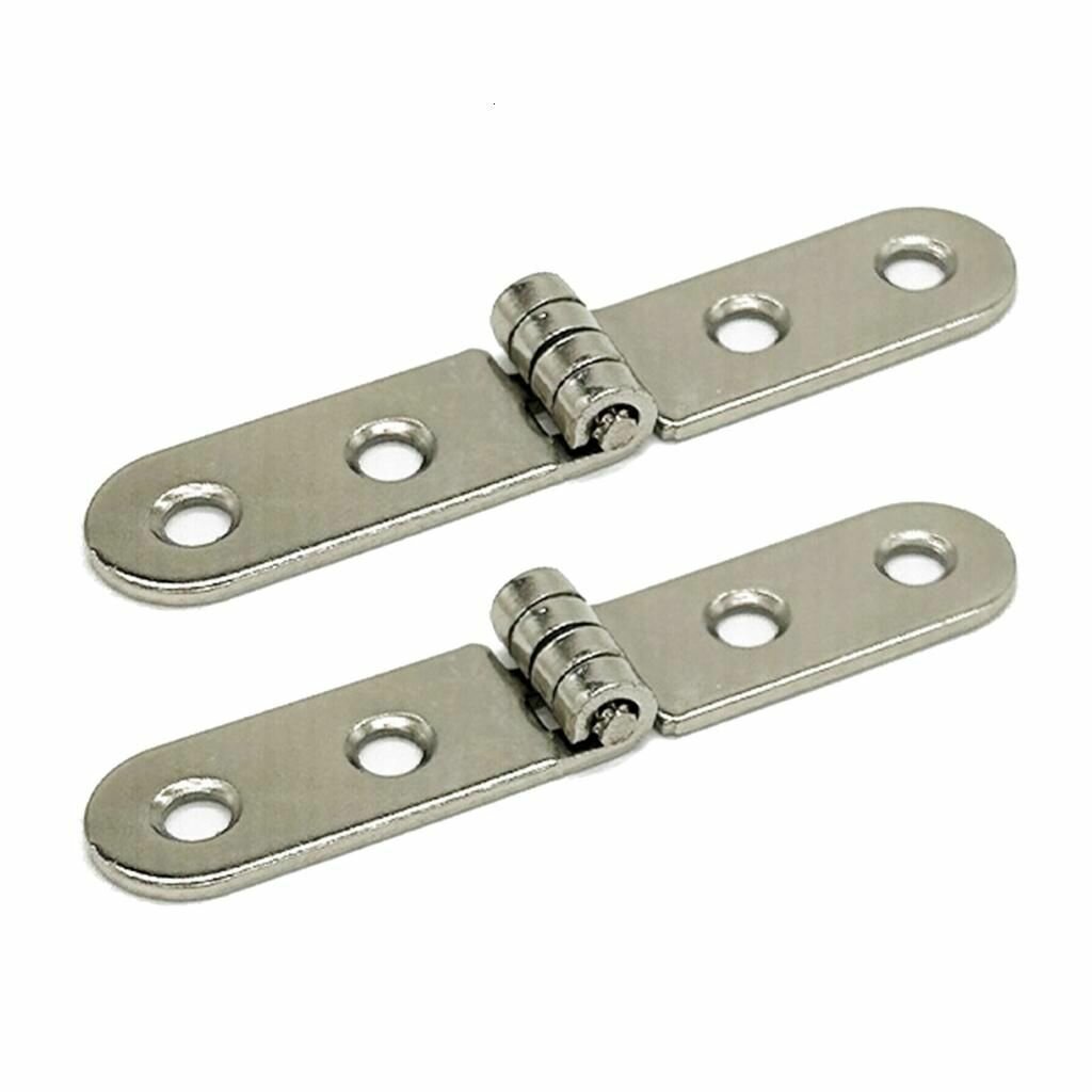 1 упаковка из 2 предметов, мебельная фурнитура, петли с закругленными краями, аксессуары для складных столиков, дверные петли-цвет никель