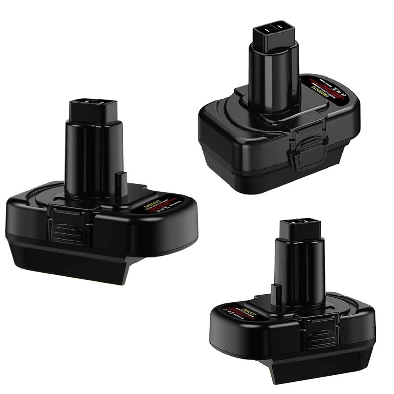 Адаптер для аккумуляторов Dewalt 12В/14.4В, для Milwaukee 18В