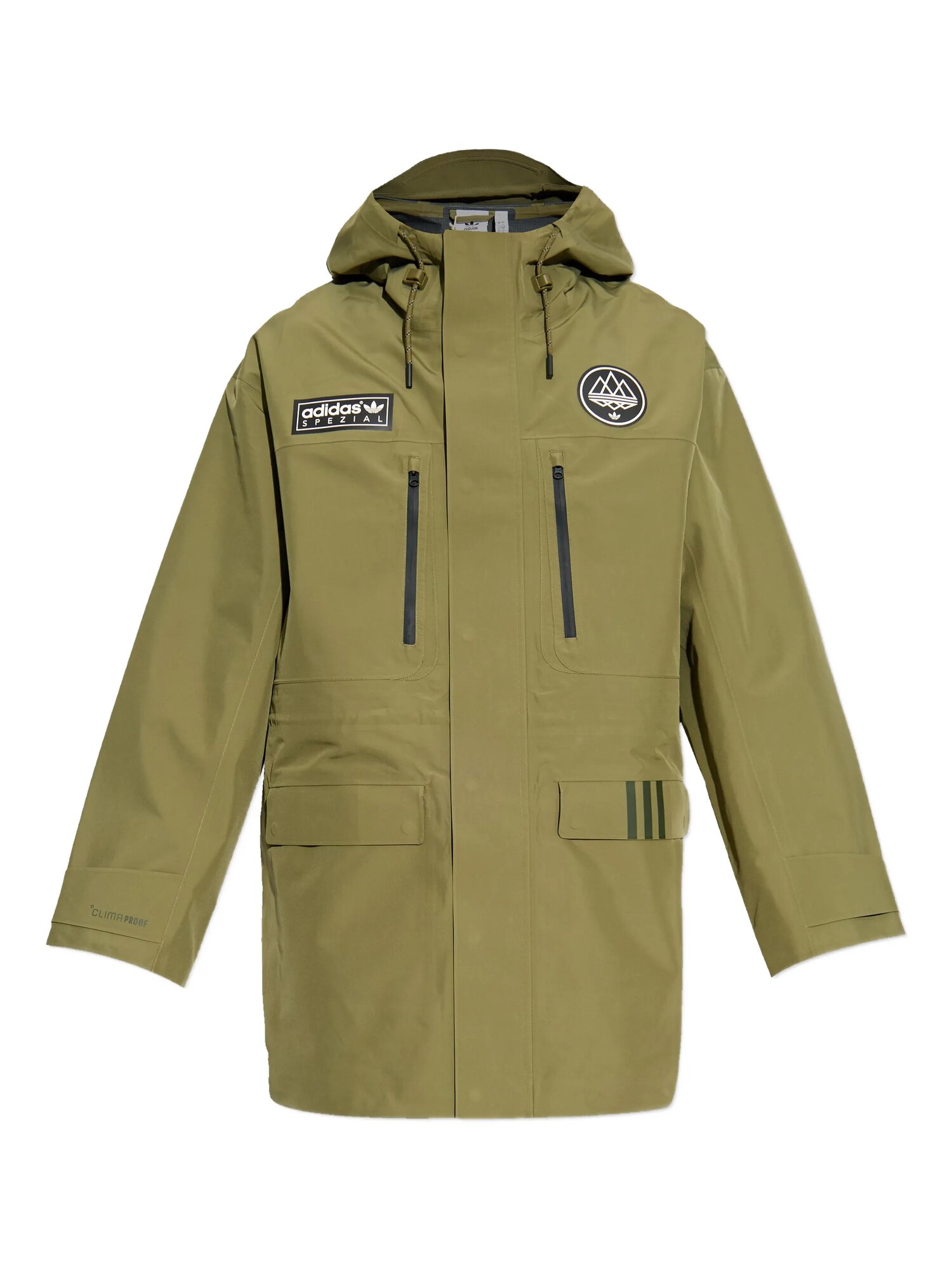 Пальто adidas, размер 50 GER, green