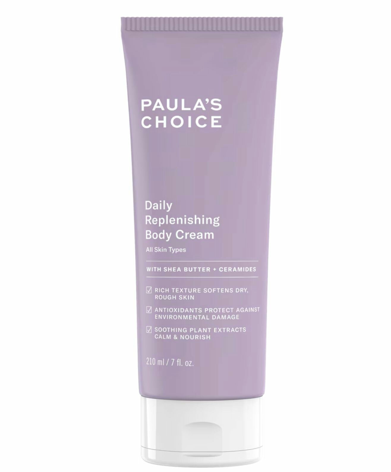 Paulas Choice - Daily Replenishing Body Cream Глубоко питающий крем для тела c маслом ши и керамидами 210 мл