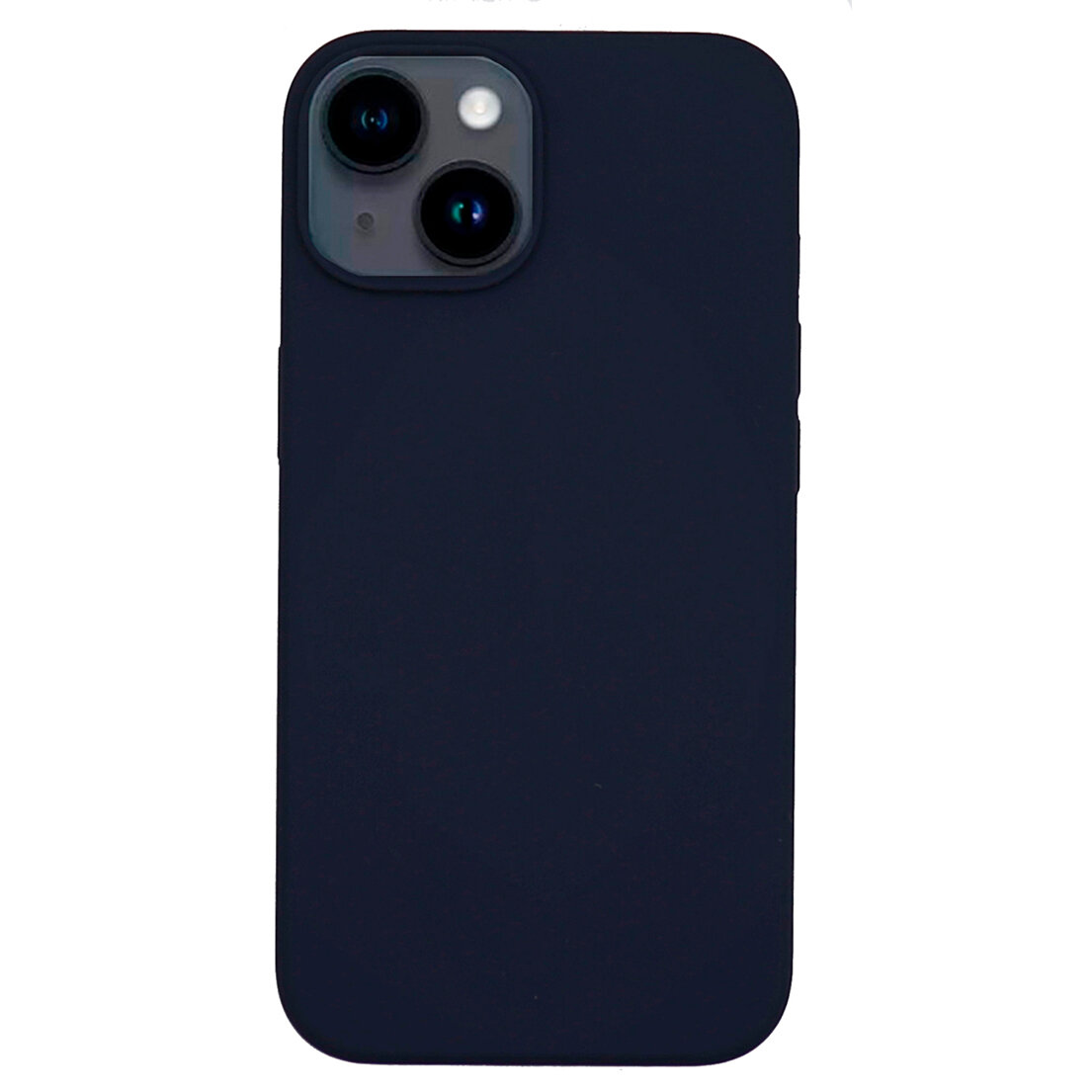 Чехол-накладка для iPhone 14, Silicon Case, без лого, темно-синий