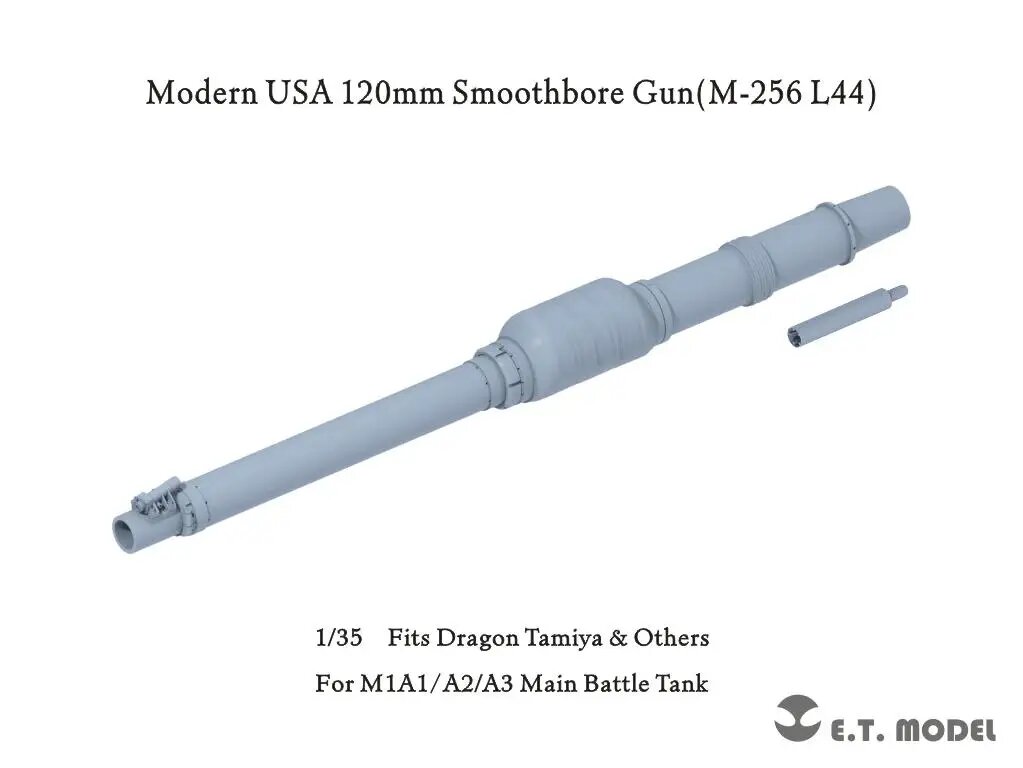 ETModel P35-345 1/35 Smoothbore Gun (M-256 L44) 3D модель