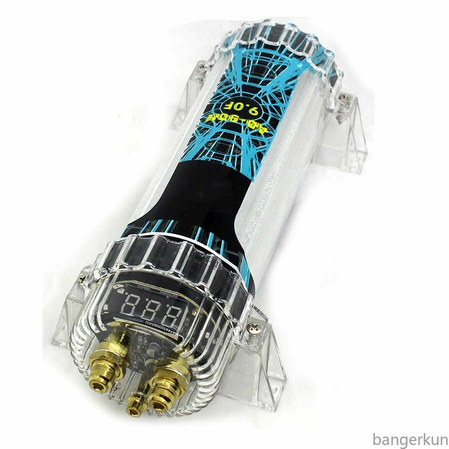 Конденсатор Фарада 9.0 Car Audio Модифицированный Усилитель Мощности Сабвуфера Цифровое Напряжение