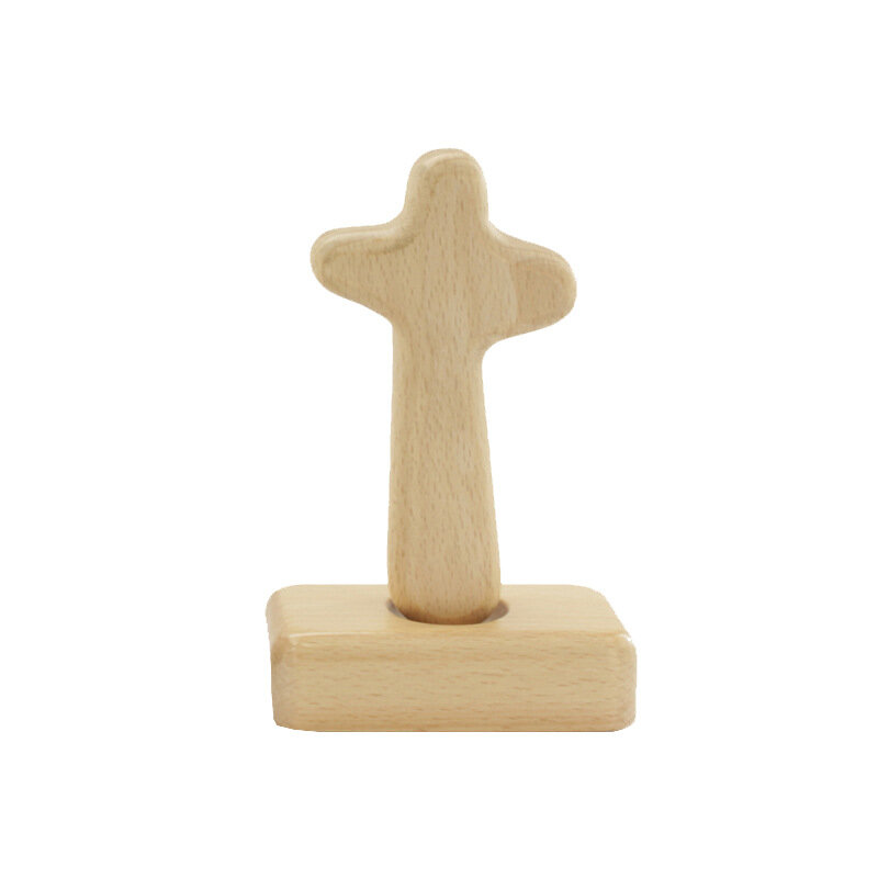 Деревянное украшение из массива дерева, деревянный амазонский крест, деревянное украшение на День святого Валентина, деревянное ремесленное резьба DIY