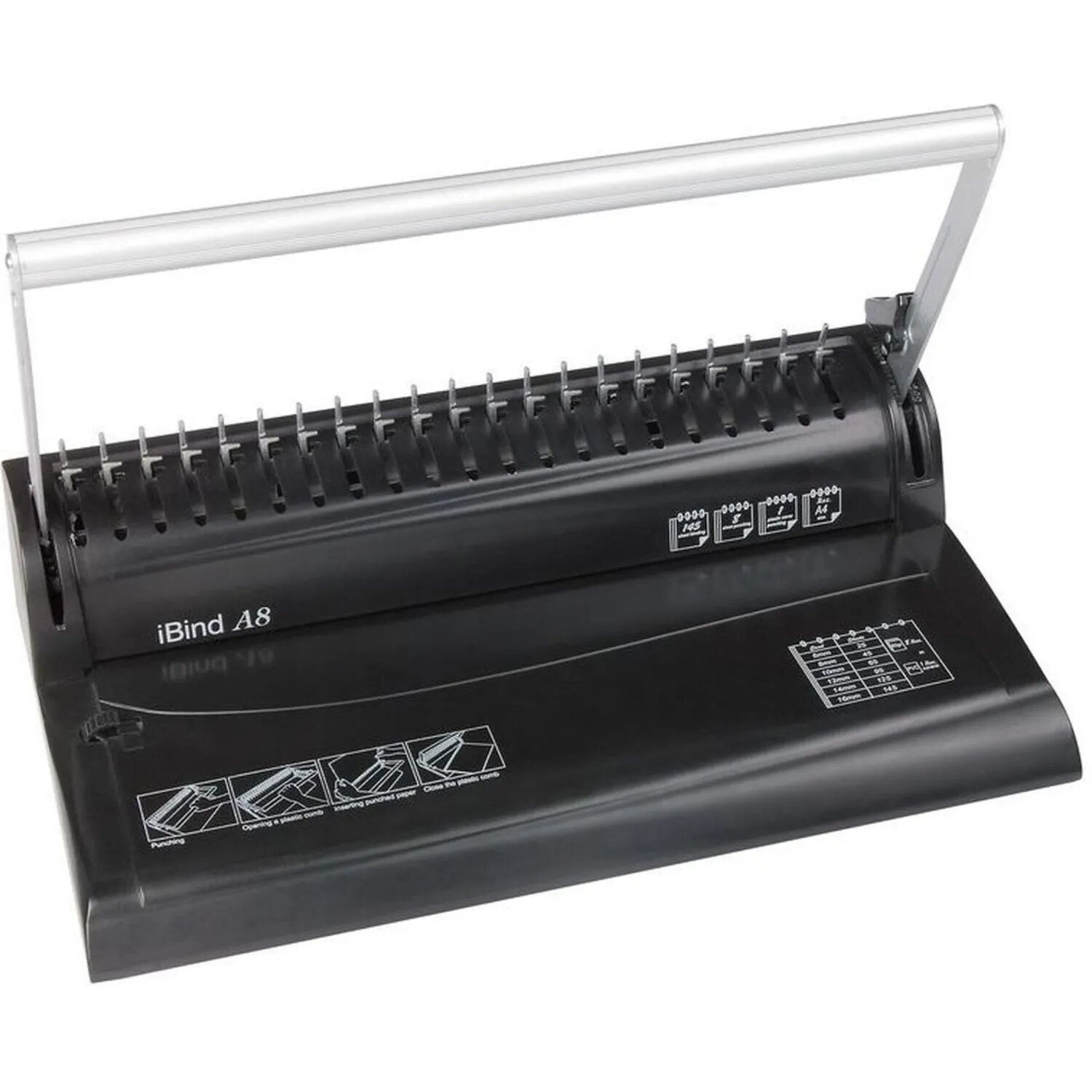 Брошюровщик Gladwork iBind A8, А4, 6л./145л, пл. пруж