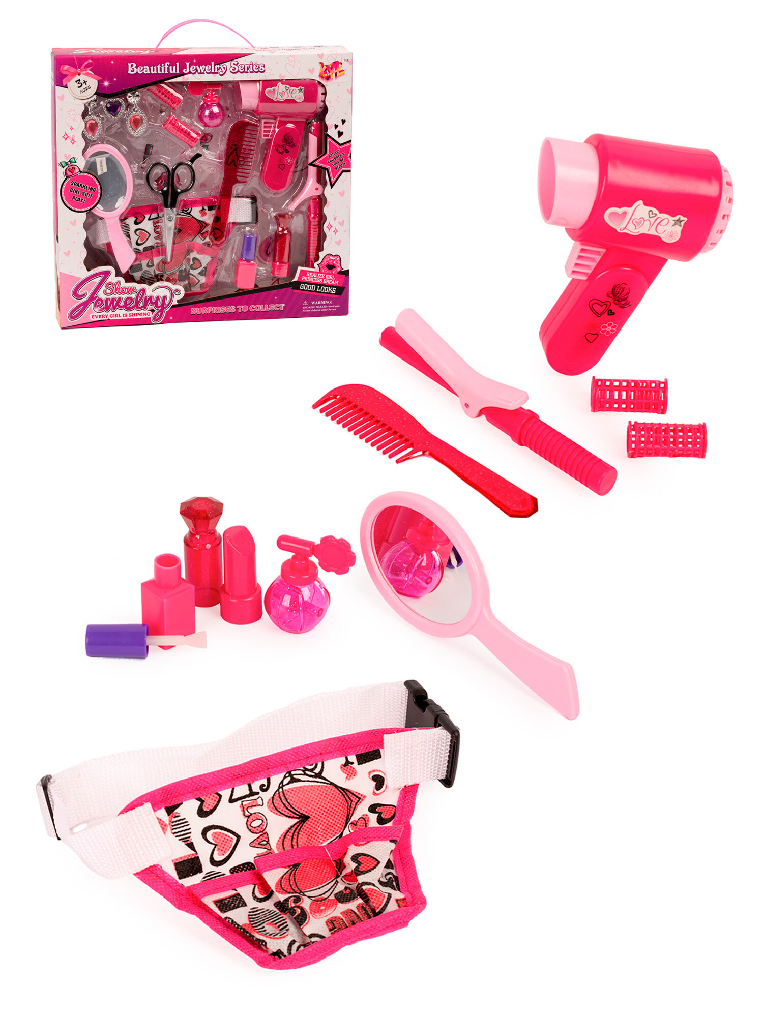 Игровой набор парикмахера TONG DE, фен, YL778-13 для детей от 3 лет