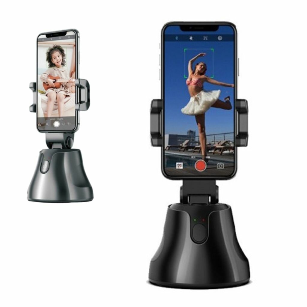 Мобильная платформа,360 интеллектуальная следящая головка для съемок на смартфон VLOG, 1 комплект
