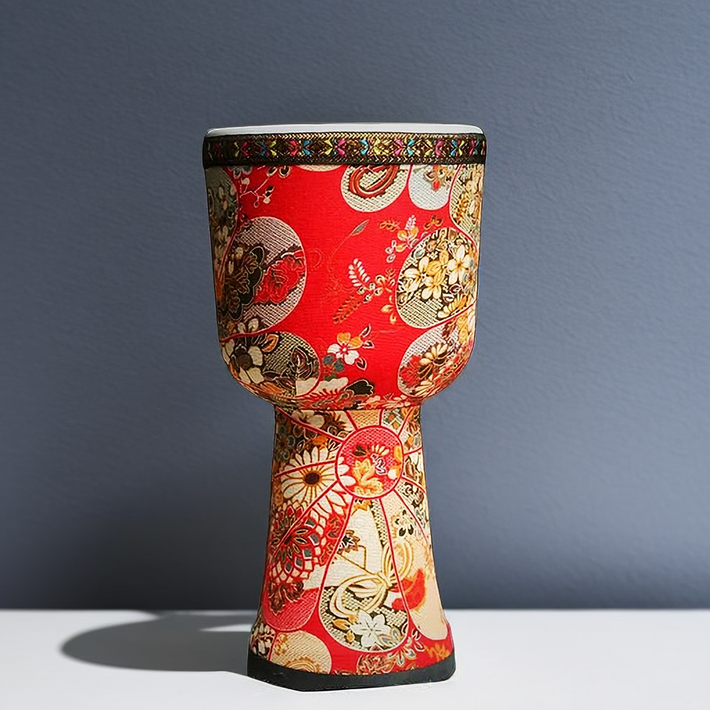 Африканский барабан 9inch Барабан из овчины Золотой корпус Барабан Прямые продажи с фабрики Школа Детский сад Дети