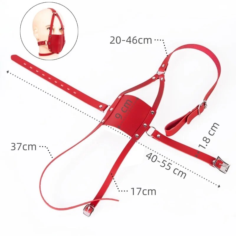 Упряжь с маской Harness Mask B RD