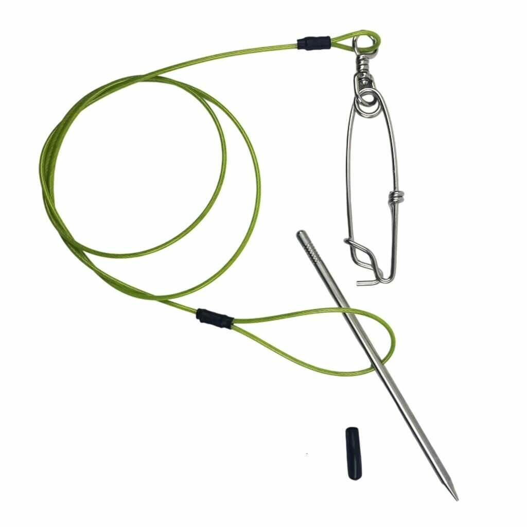 Стальной кукан для рыбалки, 100cm