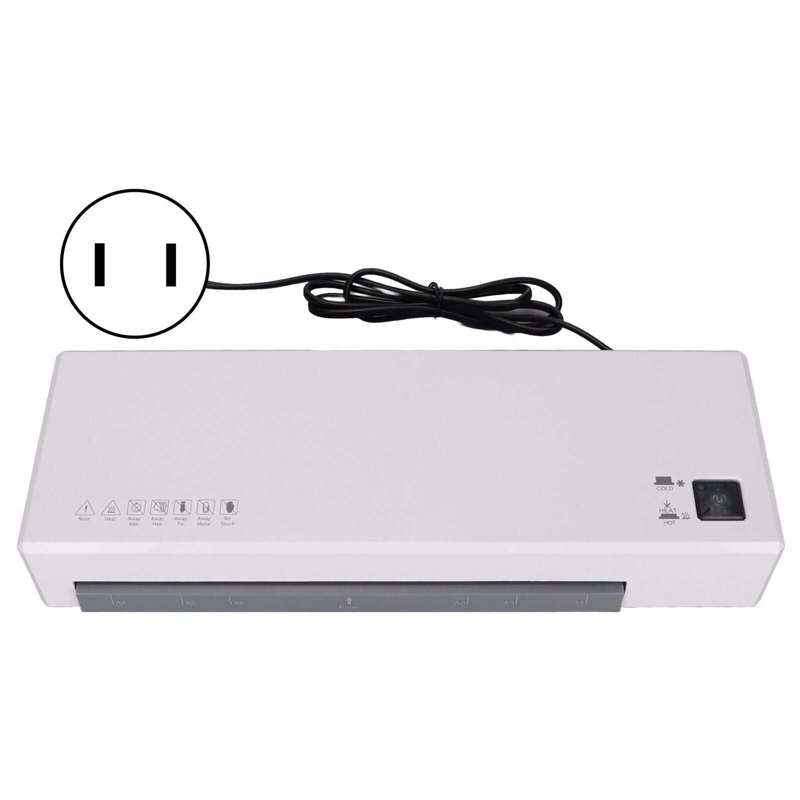 9 -дюймовый ламинатор портативный A4 высокоскоростной горячий холодный ламинированный машина с кнопкой ABS Anti Jam для школы домашнего офиса