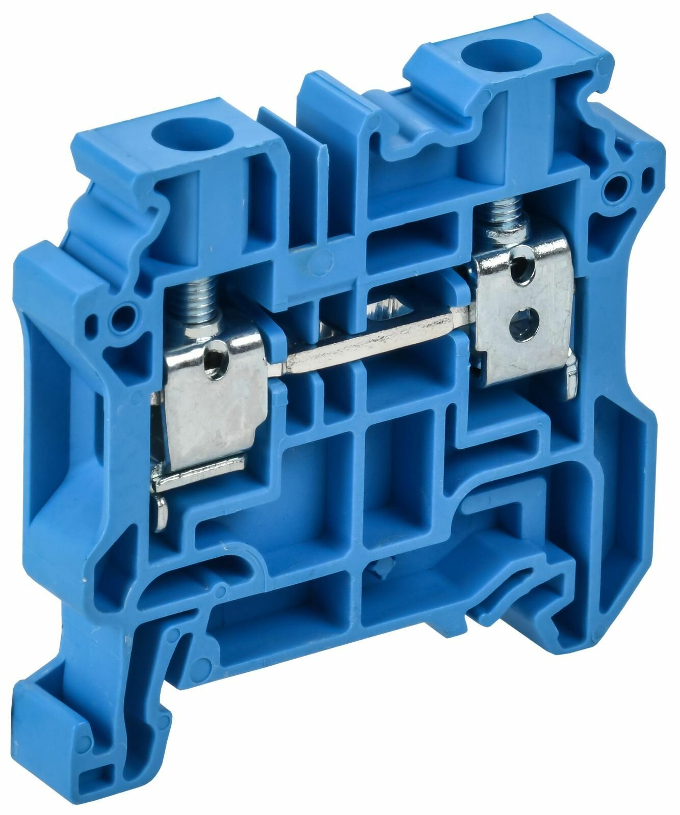 Колодка клеммная IEK CY6BU винтовая 6 мм2 проходная синяя Ex, Armafix