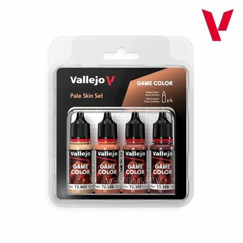 Набор красок Game Color - Tanned Skin Set Vallejo 72380