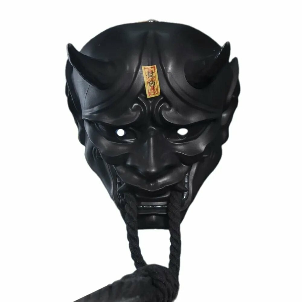 Лицо маски Праджня - Чёрное