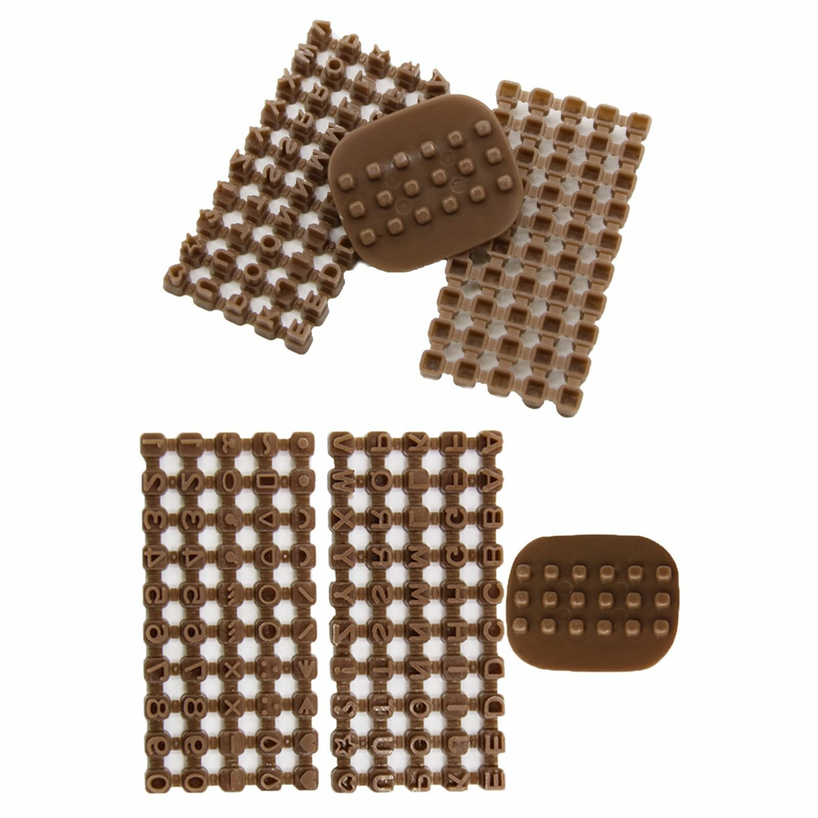 Набор штампов с буквами и цифрами для семейной выпечки