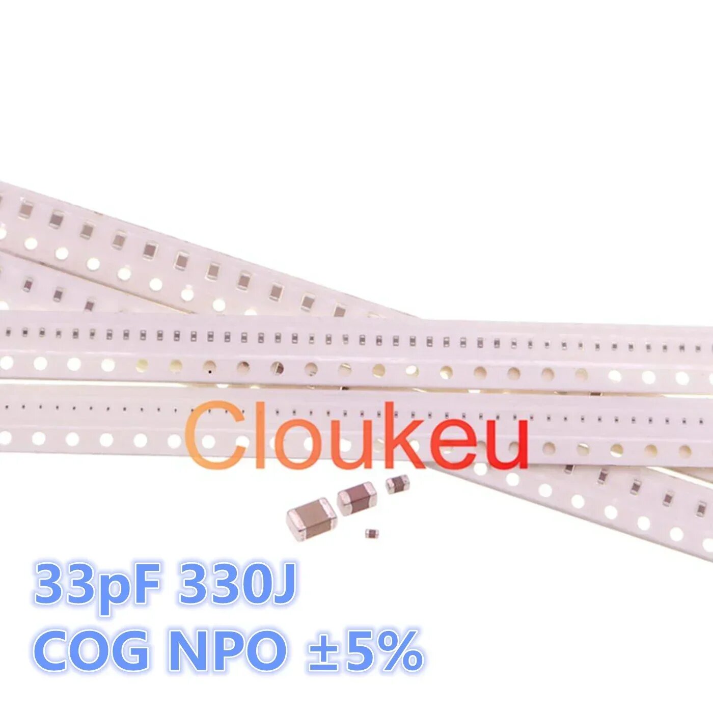 Керамические конденсаторы 33 пФ 10 шт 0805 NPO 33pF 100V, 50 piece-