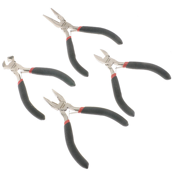 Набор 012005 губцевого инструмента мини 4 предмета (Wiseup)