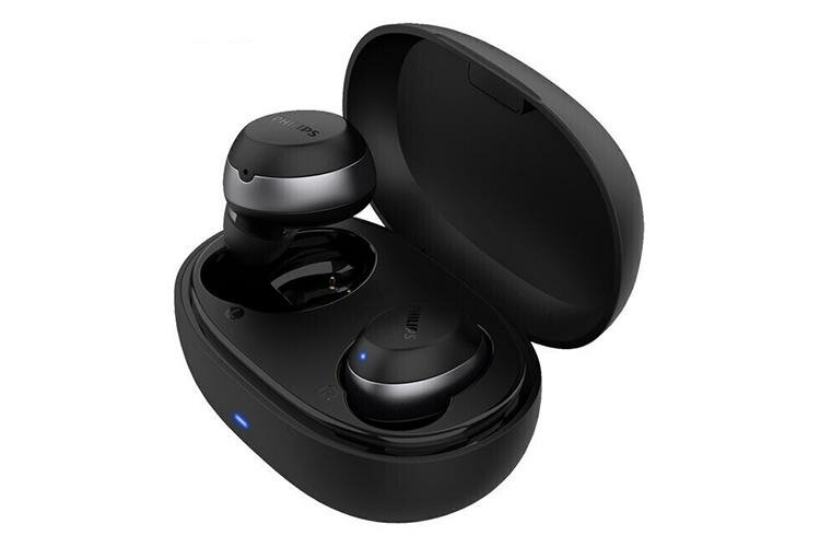 Внутриканальные наушники PHILIPS TAT1285 беспроводные с активным шумоподавлением, черные, совместимы с Apple и Huawei