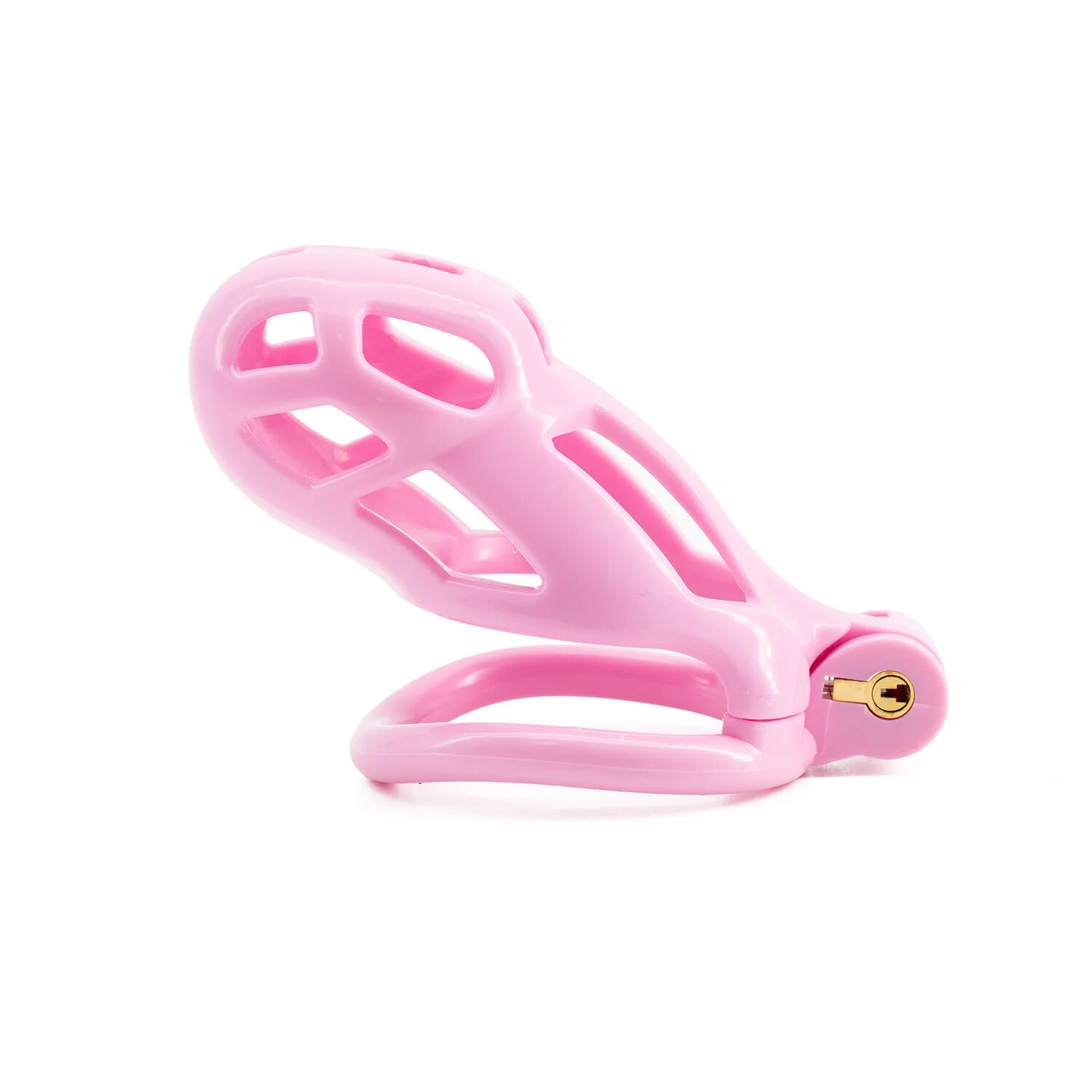 6 размеров CB Нейлоновая клетка целомудрия Секс-игрушка Мужской пенис Связывание Small-pink